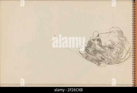 Portretkop van Joanna Lion Cachet-Cordes.Leaf 18 Recto from a ...