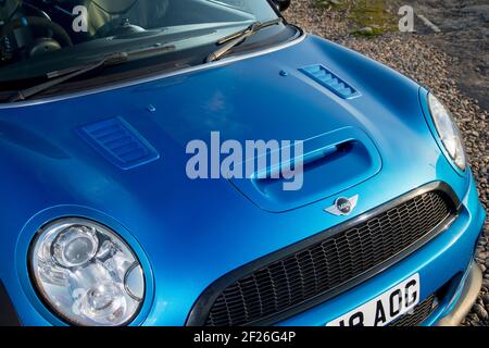 Modified R56 Mini Cooper S compact British hot hatch car Stock Photo ...