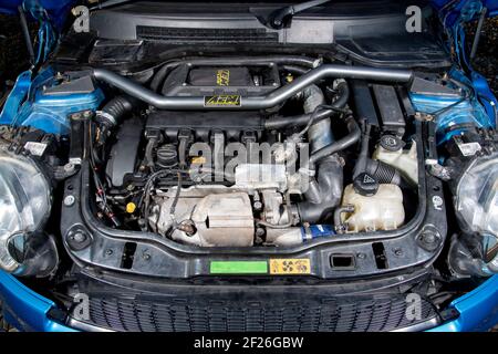 Modified R56 Mini Cooper S compact British hot hatch car Stock Photo ...