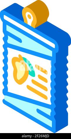 vinegar mango isometric icon vector illustration sign Stock Vector ...