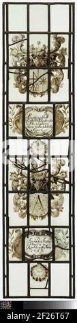 . Square with stained glass representation, is fixed to BK-2000-10-D ...