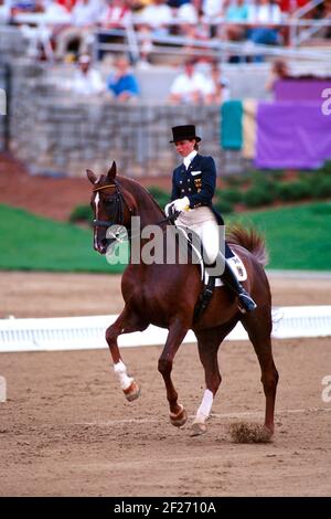 The Olympic Games, Atlanta 1996, Monica Theodorescu (GER) riding Grunox ...