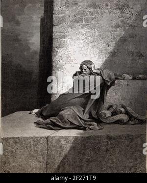 Illustration of Baruch Ben Neriah Scribe of Prophet Jeremiah - Baruch ...