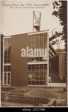 The Soviet pavilion at the World Exposition in Paris Boris Iofan ...