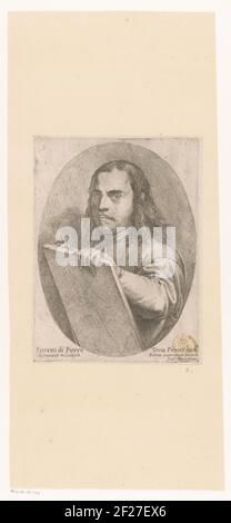 Portrait of the artist Pietro Testa Stock Photo - Alamy