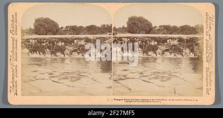 Transport Teams and Watering in the Velch River - on the march to ...