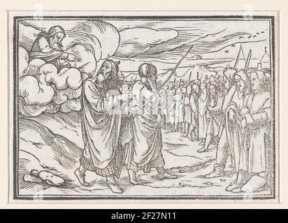 Moses and Aaron count the Israelites, Moses is instructed by God to ...