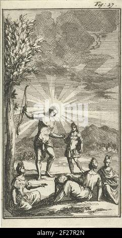 Print at the top right labeled: FIG. 29 Stock Photo - Alamy