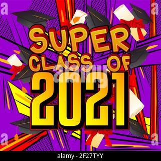 Graduation, end of educational year related words, quote on Comic book ...