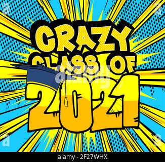 Graduation, end of educational year related words, quote on Comic book ...