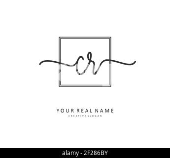 CR letter mark logo, CR logo Stock Vector Image & Art - Alamy