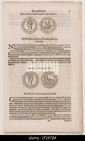 Portrait of Nero Claudius Drusus Germanicus aka Drusus Major (38 B.C-9 ...