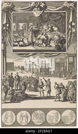 Jacob blessing Joseph and his two sons Ephraim and Manasseh - Thomas ...