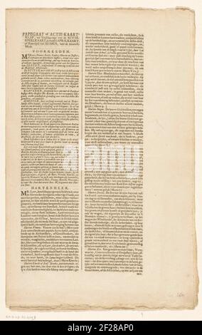 April card or card game from Momus, 1720, 1720 print April card or card ...