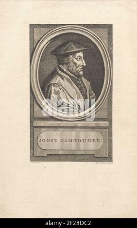 Portrait of joos de dam holder. Portrait of Joos de Dam Houder, lawyer ...