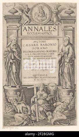 Petrus, Paulus en de Katholieke Kerk; Titelpagina voor: Caesar Baronius ...