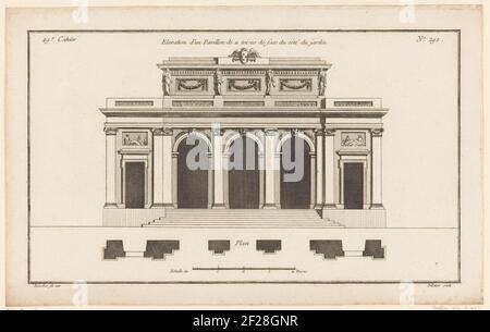 Facade Met Rondbogen in Pilasters, Jean Pelletier, After just Nathan ...