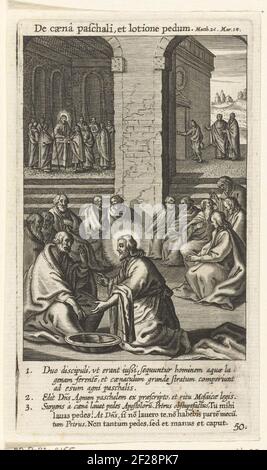 Jesus Washes the Disciples' Feet, New Testament, by Julius Schnorr von ...
