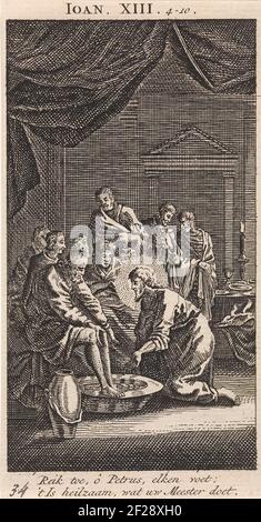 Christ Washing Saint Peter's Feet, from Speculum passionis domini ...