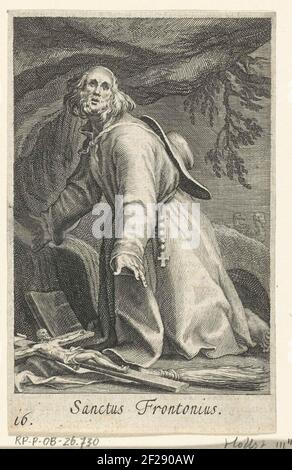 Saint Frontus from Périgueux as a hermit; Sanctus Frontonius; Hermiters ...