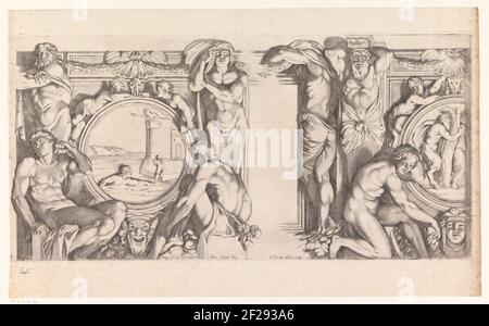 Triomf Van Bacchus En Ariadne, Carlo Cesio, After Annibale Carracci ...