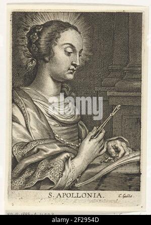 Saint Apollonia with early teeth; S. Apollonia Stock Photo - Alamy