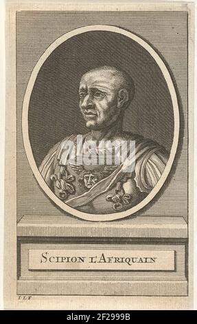 Portrait of Publius Cornelius Scipio Africanus (235-183BC) (Scipio the ...
