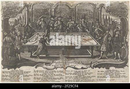 Battle of Hanover map Stock Photo - Alamy