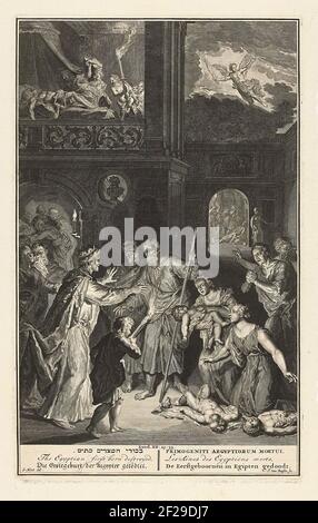 Death of the firstborn in Egypt; The first bores in Egipten killed. God ...