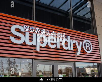 Superdry Store Front at Rushden Lakes Retail Park Stock Photo - Alamy