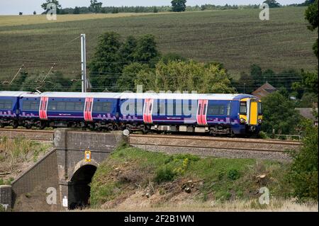 Class 377 train in First Capital Connect livery Stock Photo - Alamy