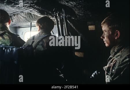 Belfast, 1974: British army soldiers on patrol in West Belfast a ...