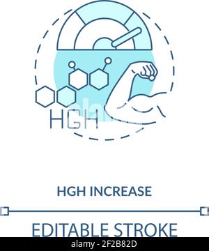HGH icon, human growth hormone vector Stock Vector Image & Art - Alamy