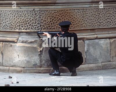BELFAST, UNITED KINGDOM - SEPTEMBER 1978- RUC, Royal Ulster Stock Photo ...