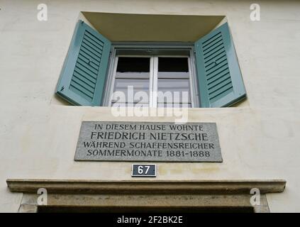 Friedrich Nietzsche's house museum, here the famous german philosopher ...