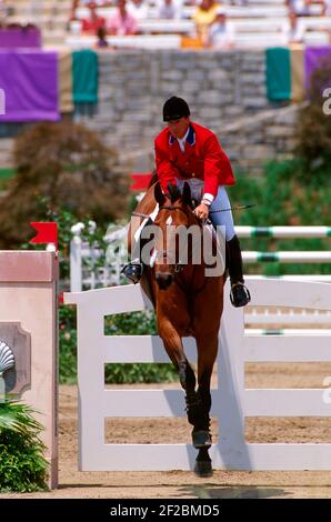 The Olympic Games, Atlanta 1996, Peter Leone (USA) riding Legato Stock ...