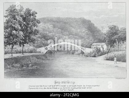 Ponty pridd bridge Stock Photo - Alamy