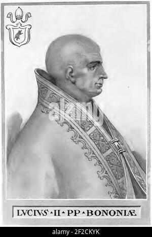 POPE LUCIUS II Stock Photo - Alamy
