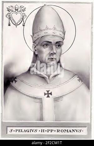 Pope Pelagius I Stock Photo - Alamy