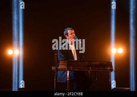 EDITORIAL USE ONLY Tom Odell performing during the filming for the ...