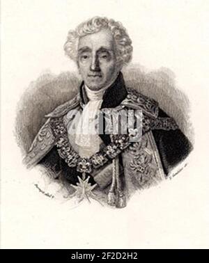 Portrait of Ambroise-Polycarpe de La Rochefoucauld, F.P. de la ...