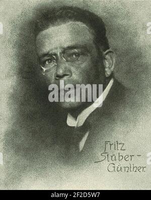Portrait Fritz Stueber Gunther Stock Photo - Alamy