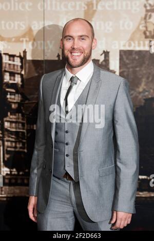 Joe Sims arrives at the Crime Thriller Awards 2014 at the Grosvenor ...
