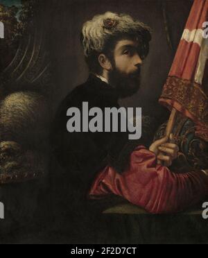 Portrait of a Man as Saint George A29805 Stock Photo - Alamy