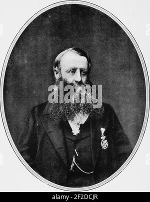 Portrait of Edward Augustus Freeman Stock Photo - Alamy