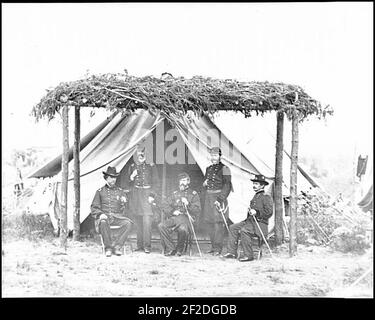 Portrait of Maj. Gen. John A. Logan, officer of the Federal Army, Civil ...
