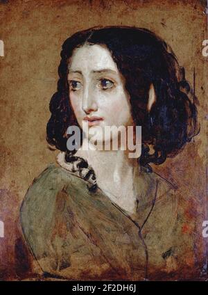 Portrait of Mlle Rachel by William Etty YORAG 988 Stock Photo - Alamy