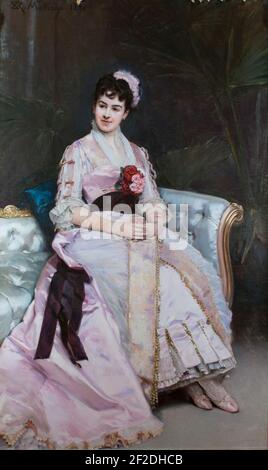 Portrait of Mrs. Cornelius Vanderbilt II, (Alice Claypoole Gwynne) 1880 ...