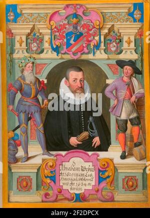 Porträtbuch Hansgericht Regensburg 052r Stock Photo - Alamy