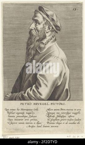 Portret van Pieter Brueghel de Jonge, Giles Sadeler (2), after ...